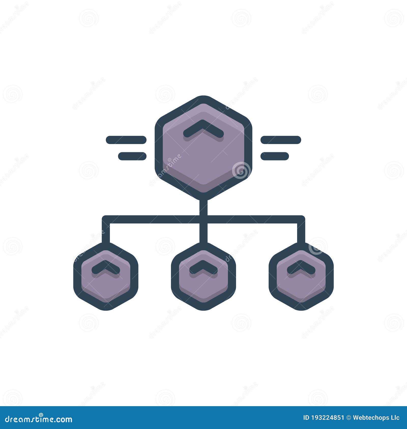 Color Illustration Icon for Subtask, Little and Minor Stock ...