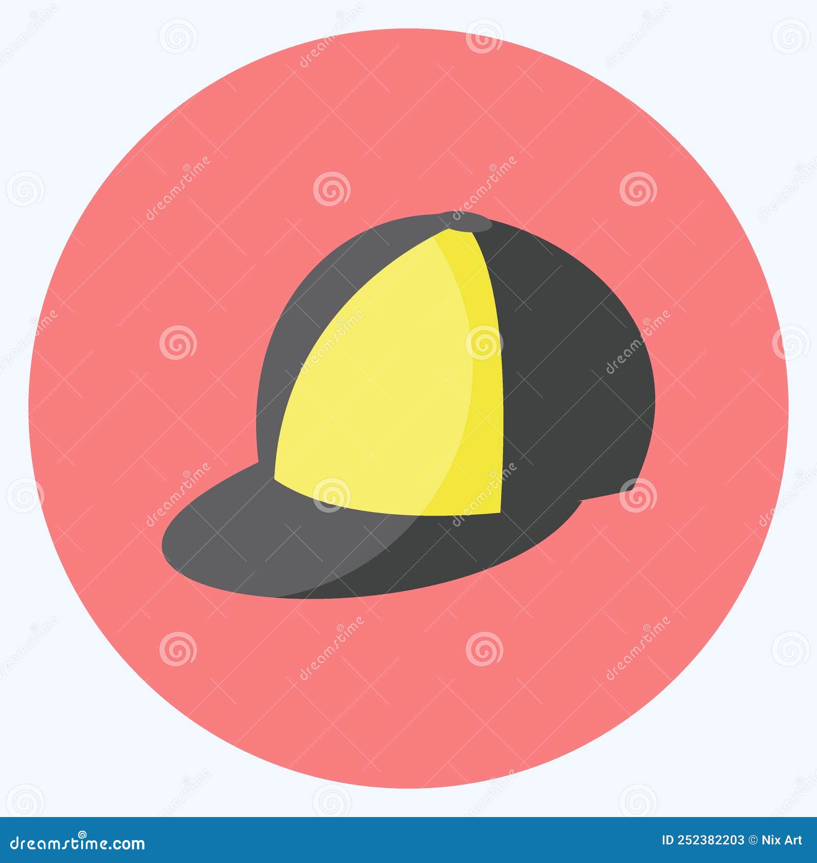 Icon Summer Cap. Suitable for Spring Symbol. Flat Style. Simple Design ...