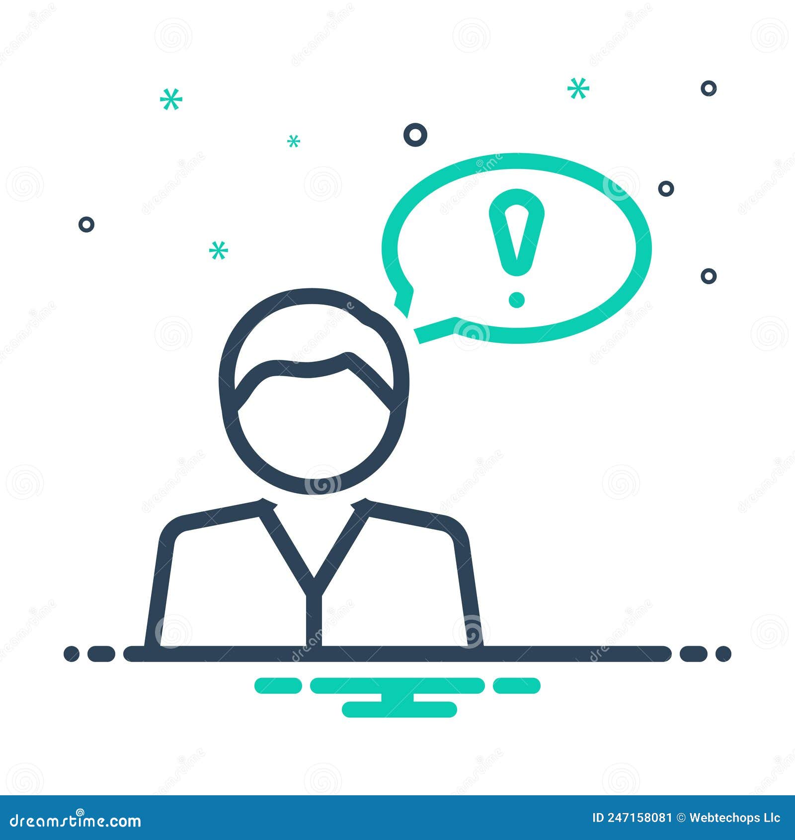 Mix Icon for Suppose, Believe and Consider Stock Vector - Illustration ...