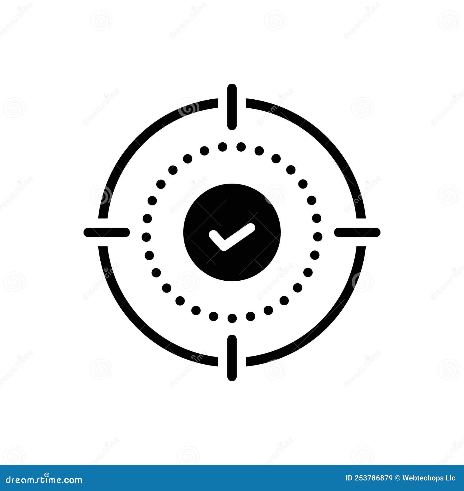Black Solid Icon for Surely, Certainly and Indeed Stock Illustration ...