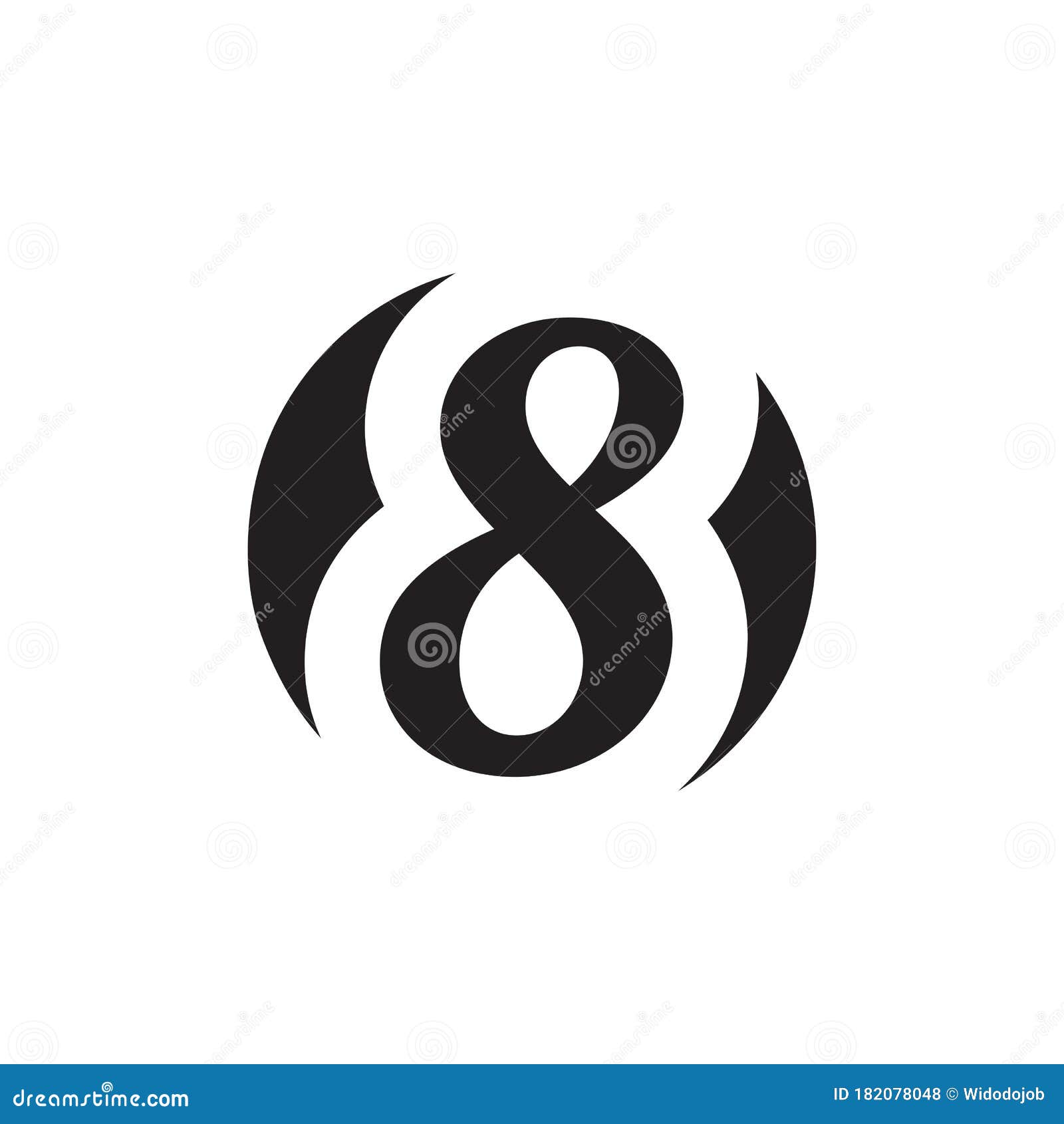 8 Icon Symbol Design Vector Stock Vector - Illustration of element ...