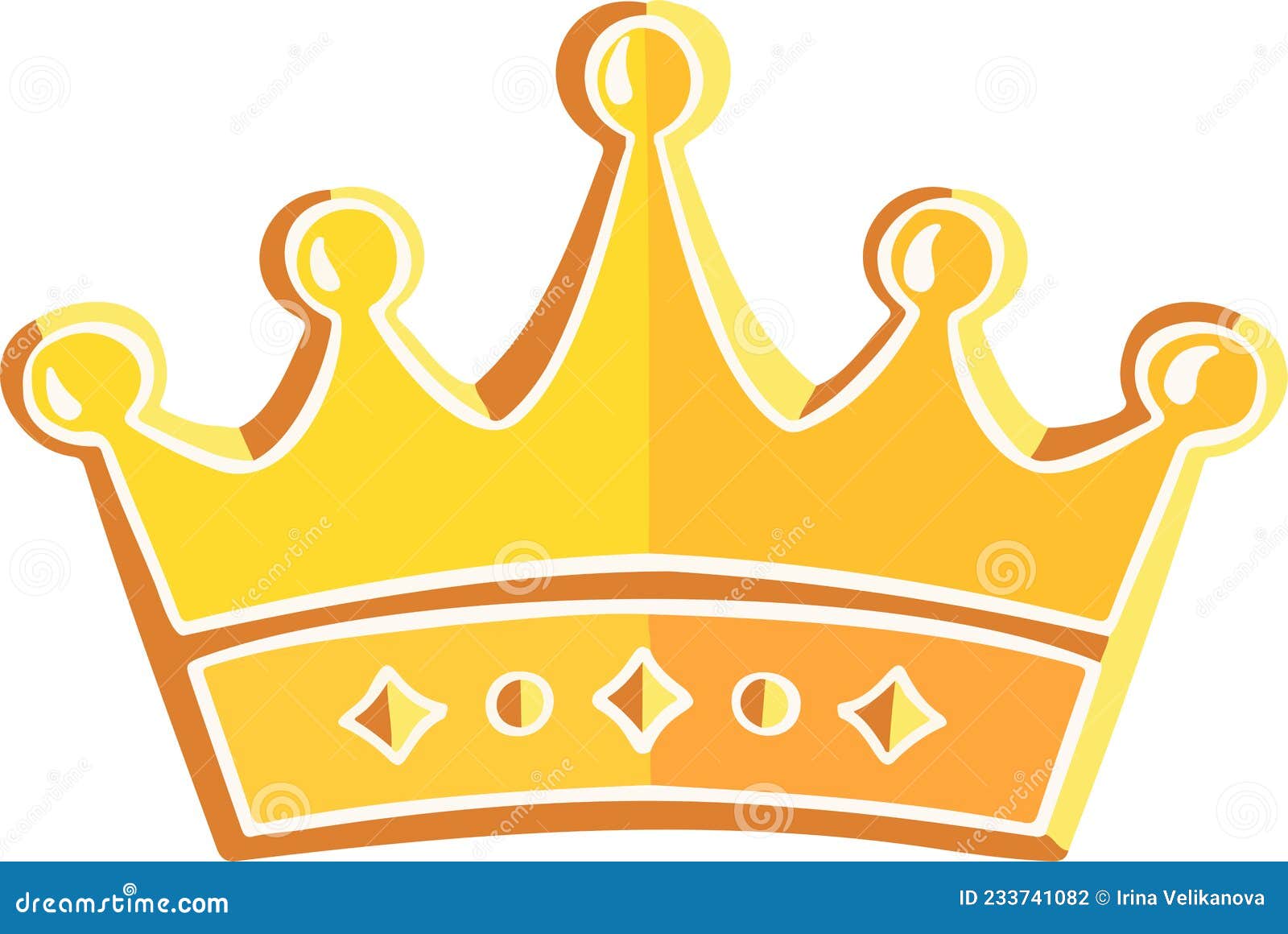 Icon Symbol of Libertry, Crown of Primacy Stock Vector - Illustration ...