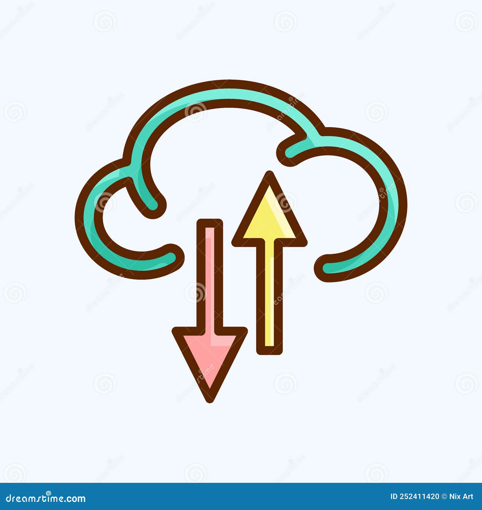 Icon Sync. Suitable for Startup Symbol. Flat Style. Simple Design ...