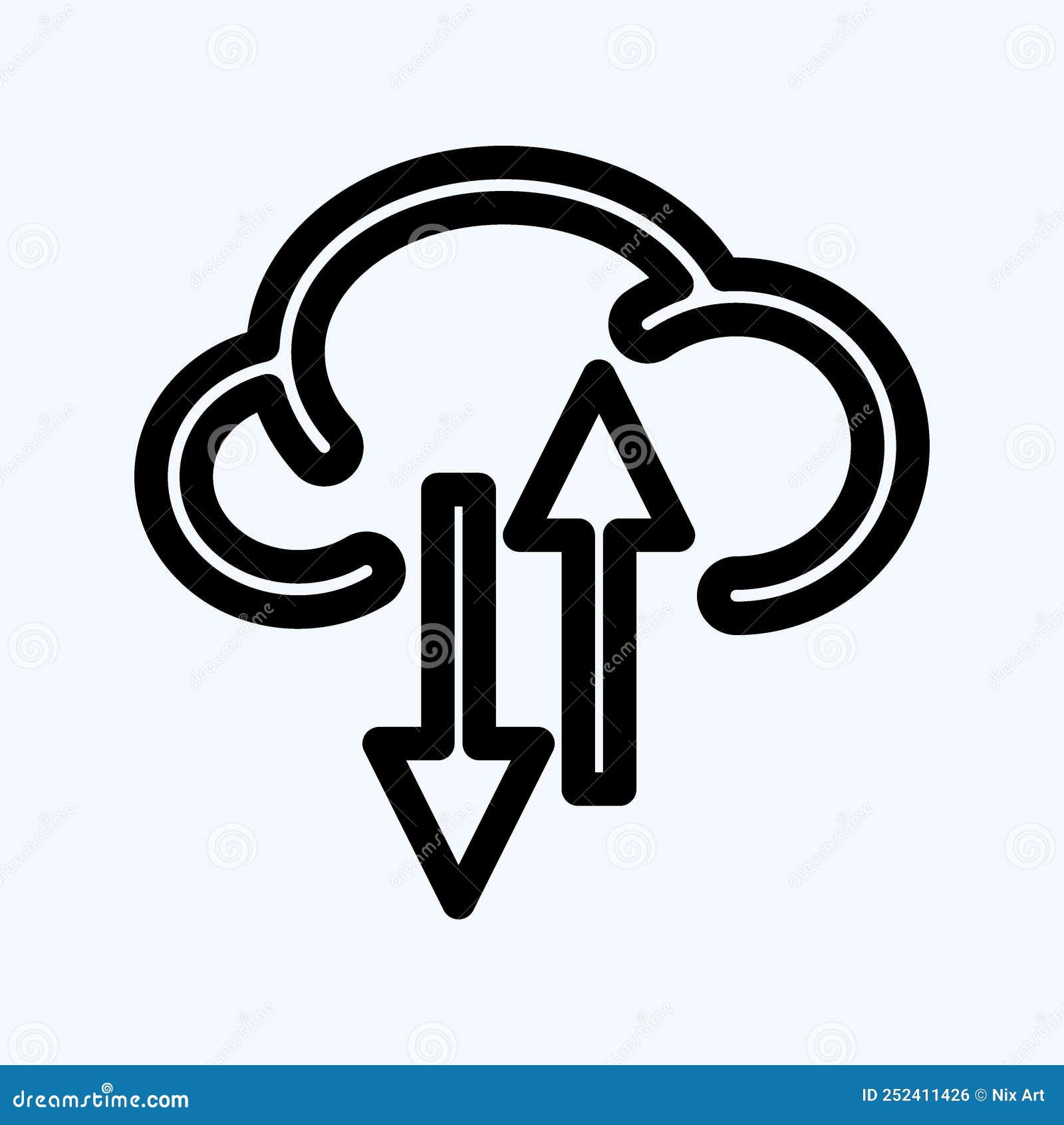 Icon Sync. Suitable for Startup Symbol. Line Style. Simple Design ...