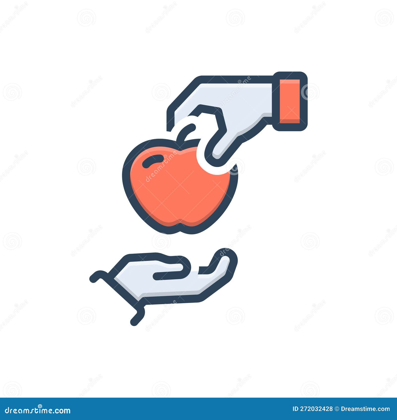 Color Illustration Icon for Take, Divest and Collect Stock Illustration ...