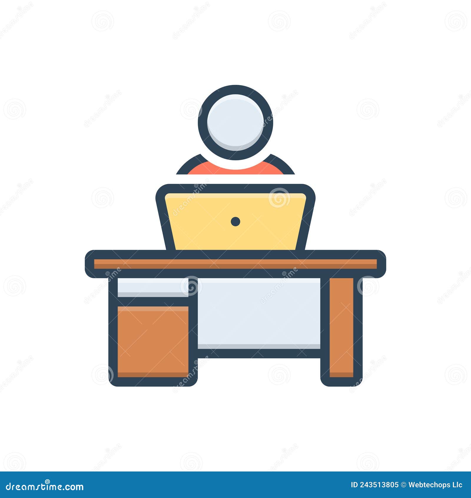 Color Illustration Icon for Task, Action and Business Stock ...