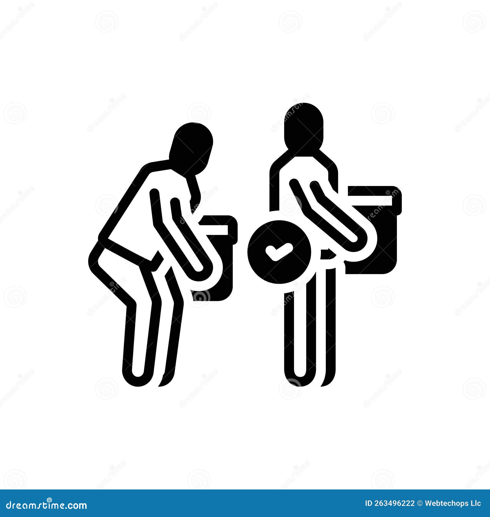 Black Solid Icon for Techniques, Technology and Correct Stock Vector ...