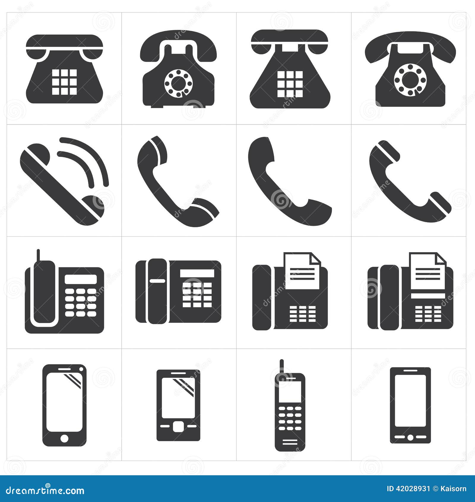 Icon Telephone Classic To Smartphone Stock Vector - Illustration of ...