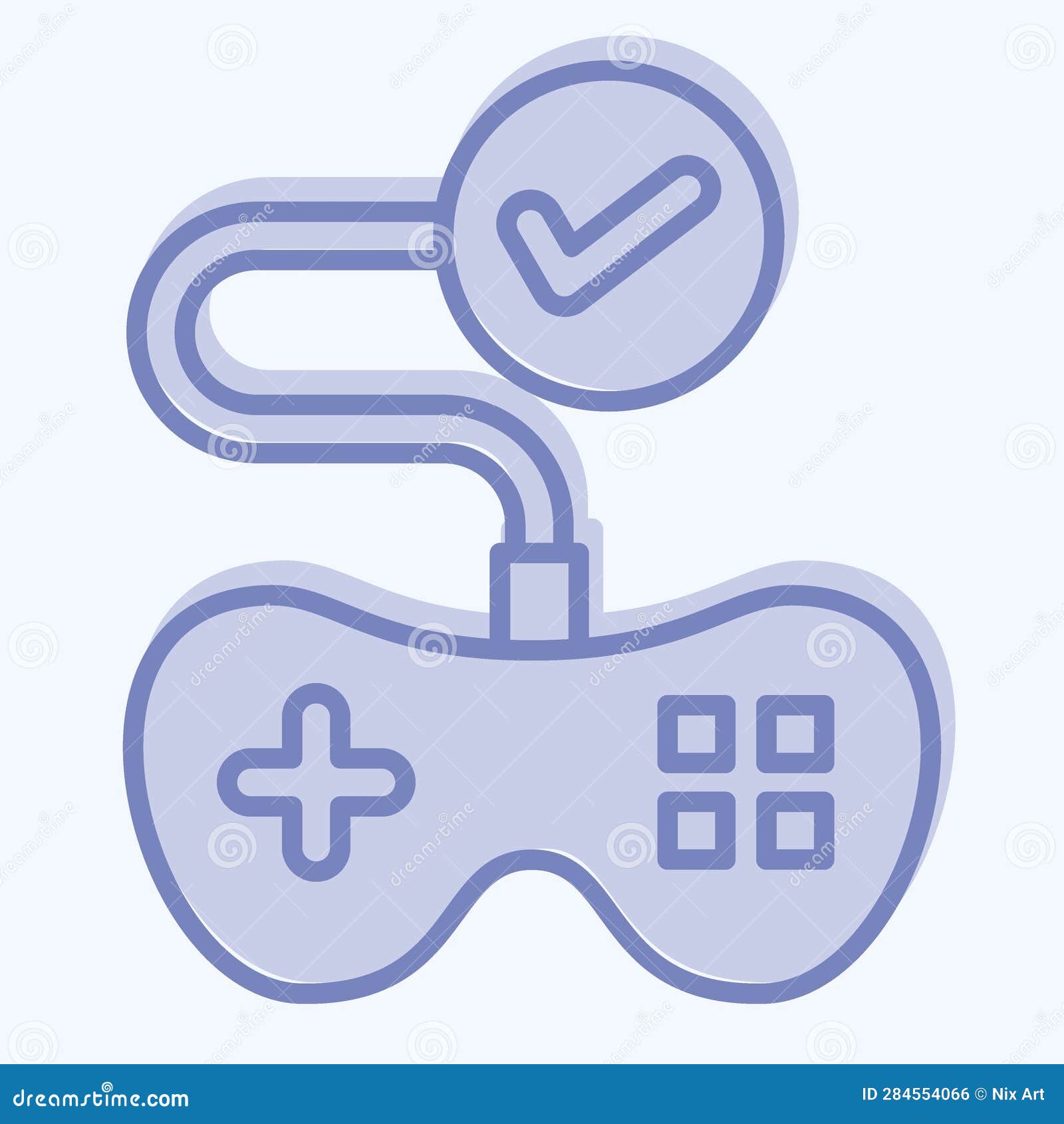 Icon Testing. Related To Art and Media Symbol. Two Tone Style Stock ...