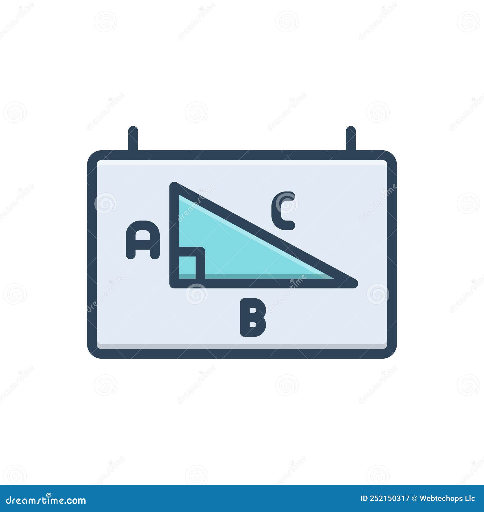 Color Illustration Icon for Theorem, Rule and Formula Stock Vector ...