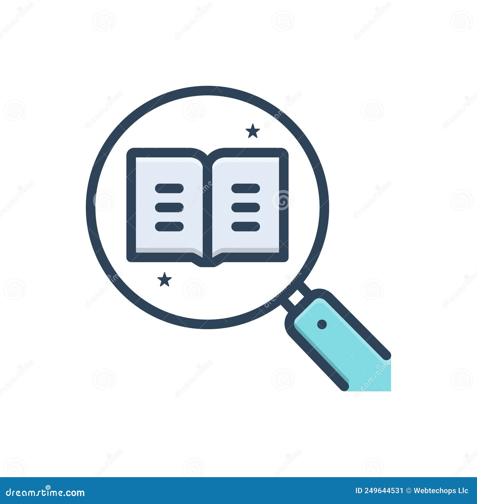 Color Illustration Icon for Thorough, Entire and Whole Stock Vector ...