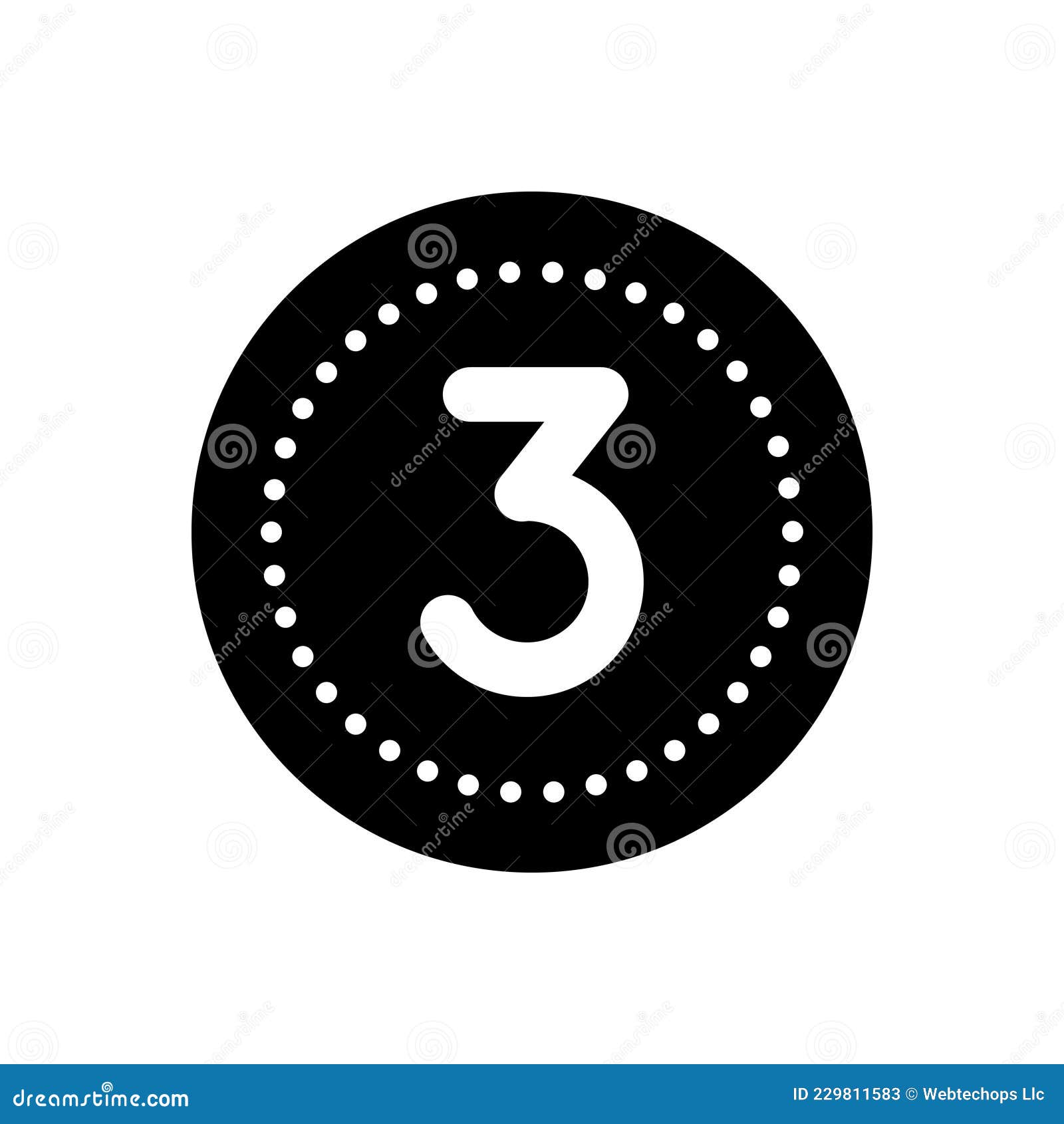 Three. Digit 3. Nixie Tube Indicator Digit. Gas Discharge Indicators ...