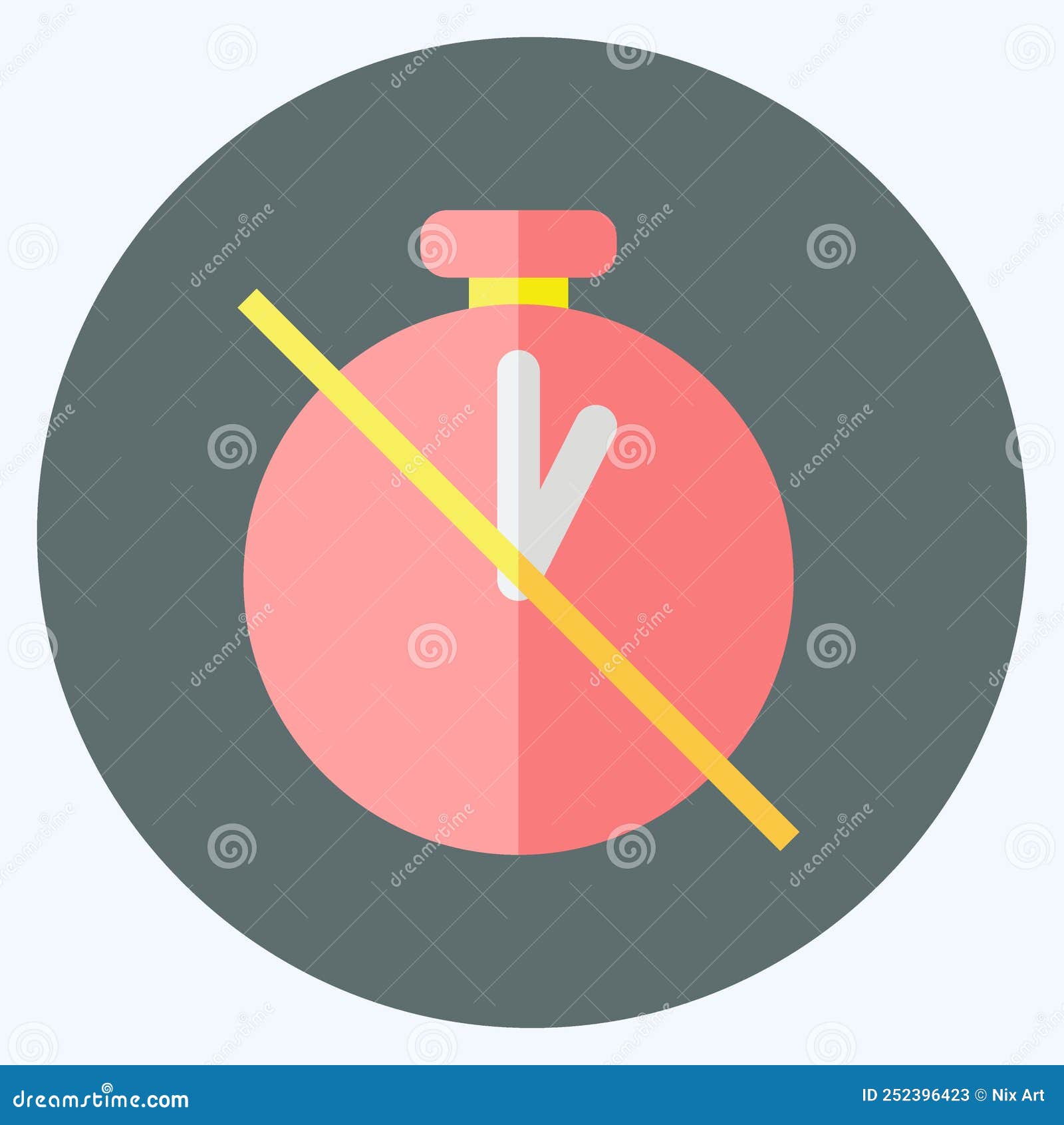 Icon Timer Off. Suitable for Photo Editing Symbol. Flat Style. Simple ...