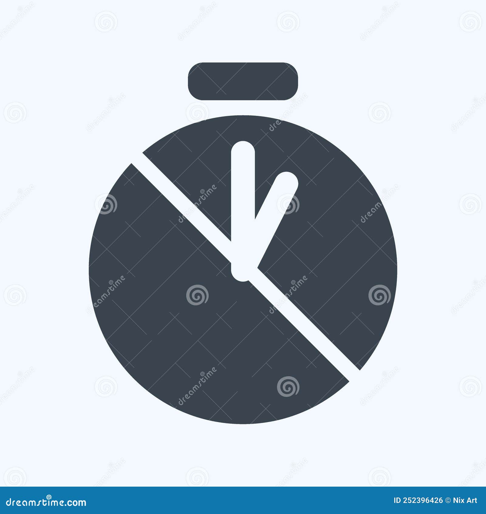 Icon Timer Off. Suitable for Photo Editing Symbol. Glyph Style. Simple ...