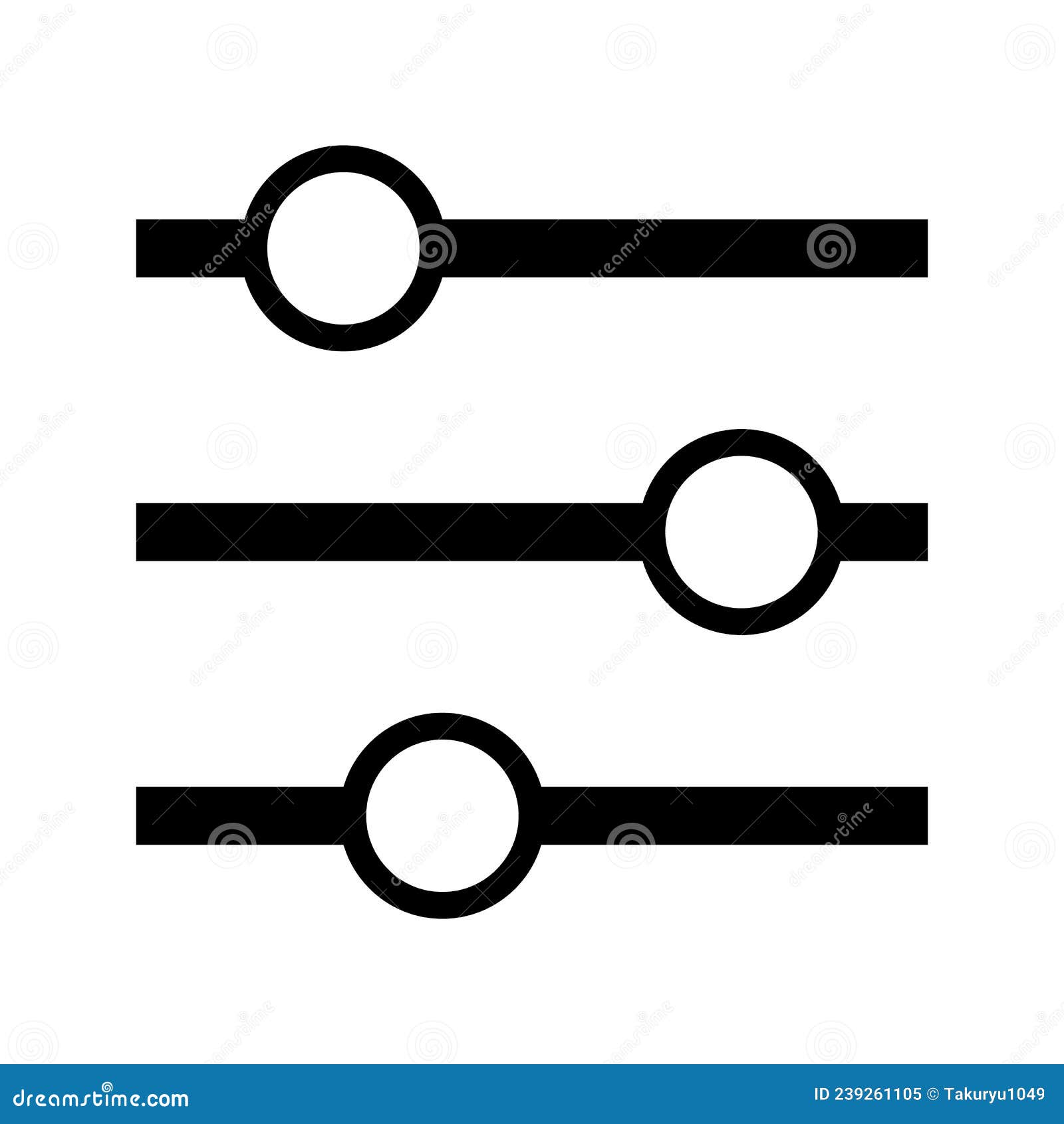 Slider Control Icon. Volume Control Vectors. Stock Vector ...