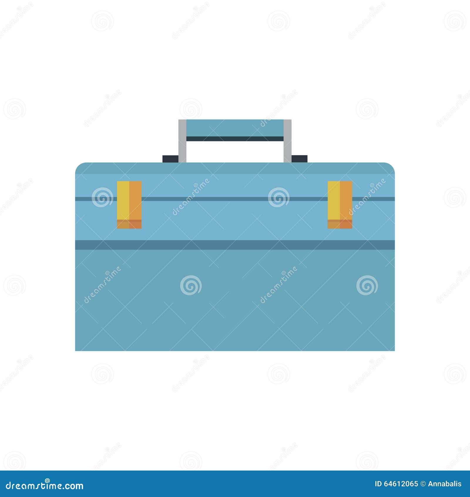 Icon toolbox closed stock vector. Illustration of sign - 64612065