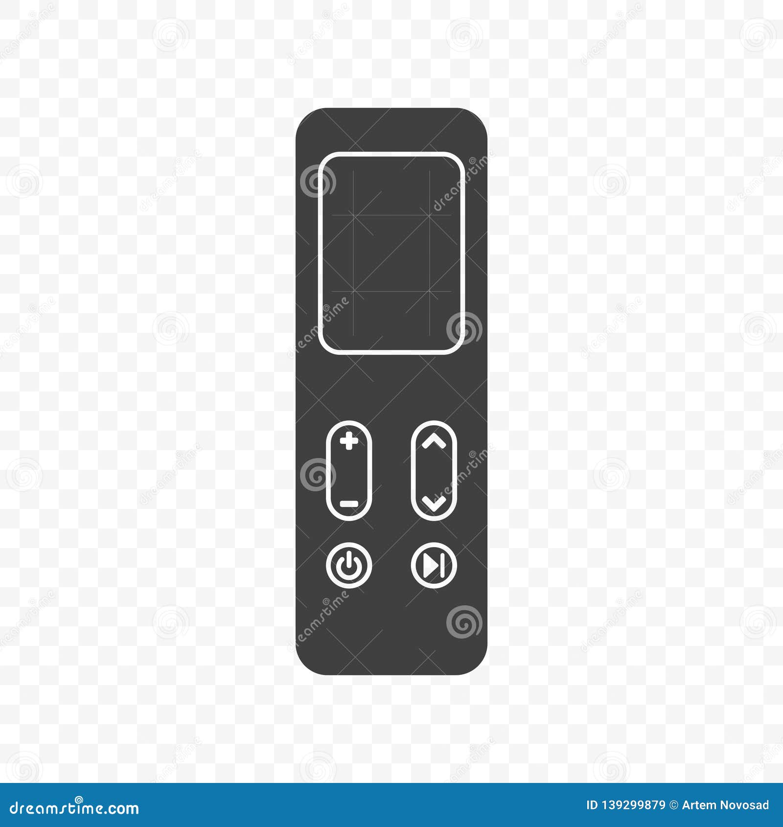 Icon Touch Remote Control. Vector on Transparent Background. Stock ...