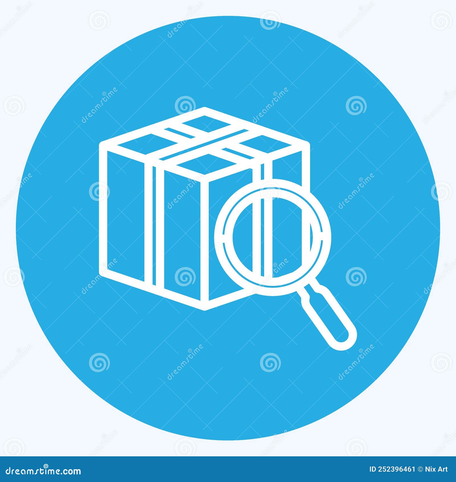Icon Tracking. Suitable for Digital Web Symbol. Blue Eyes Style. Simple ...