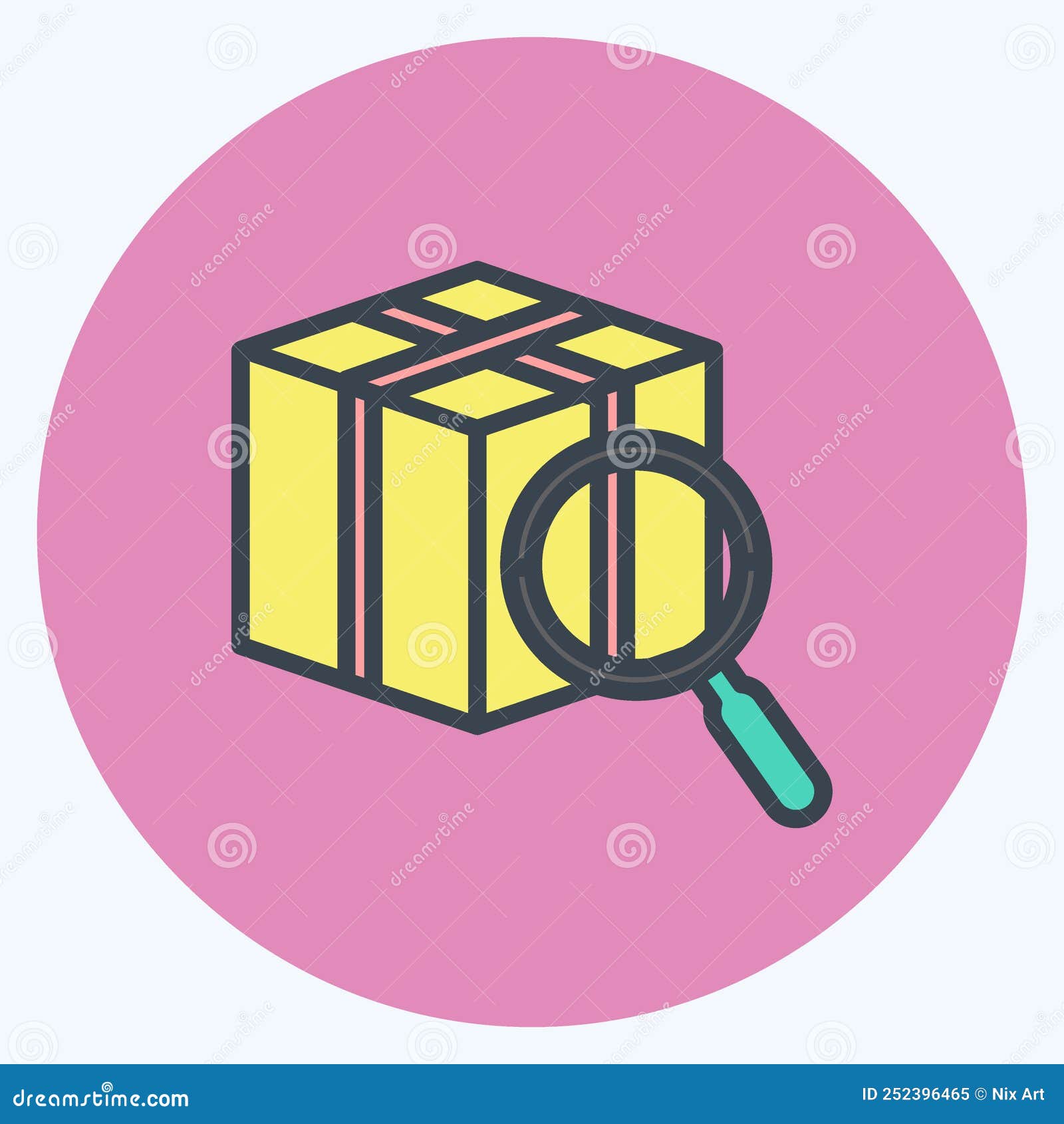 Icon Tracking. Suitable for Digital Web Symbol. Color Mate Style ...