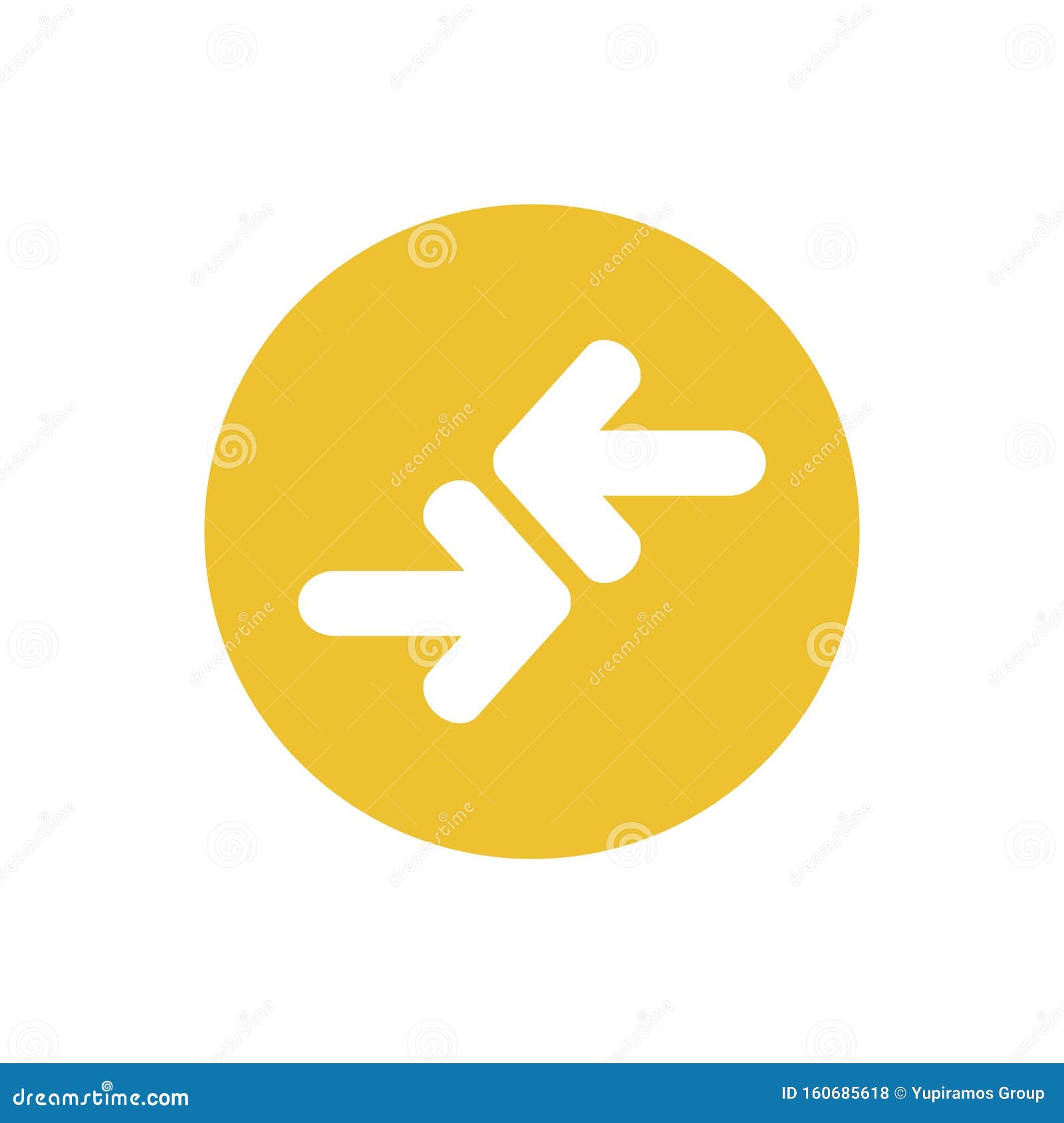 Icon of Transfer Arrow in Color Circle Stock Vector - Illustration of ...