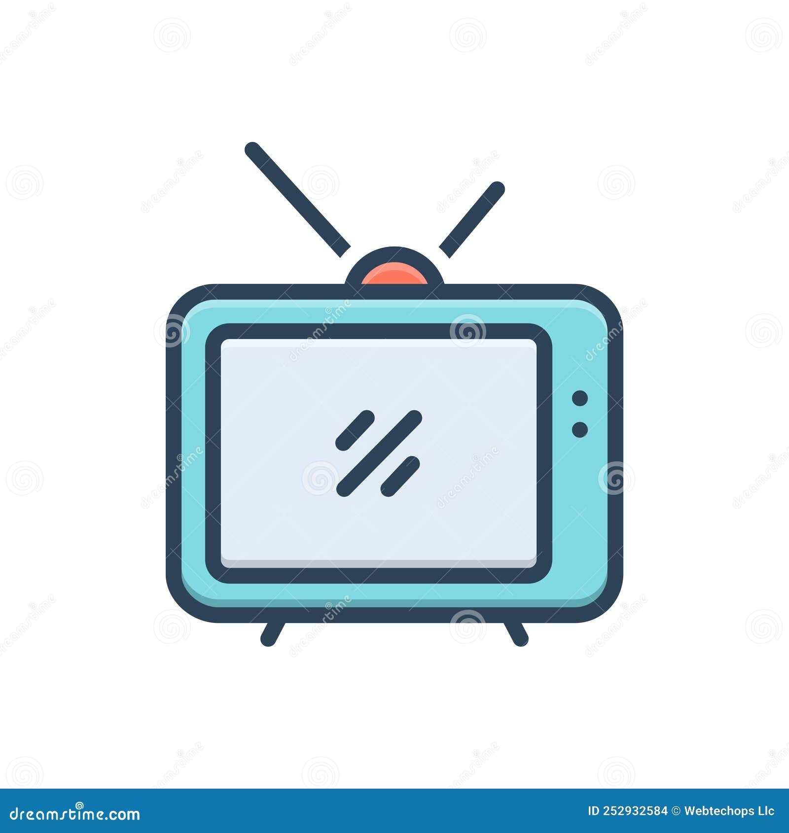 Color Illustration Icon for Tuner, Wireless and Radio Stock Vector ...