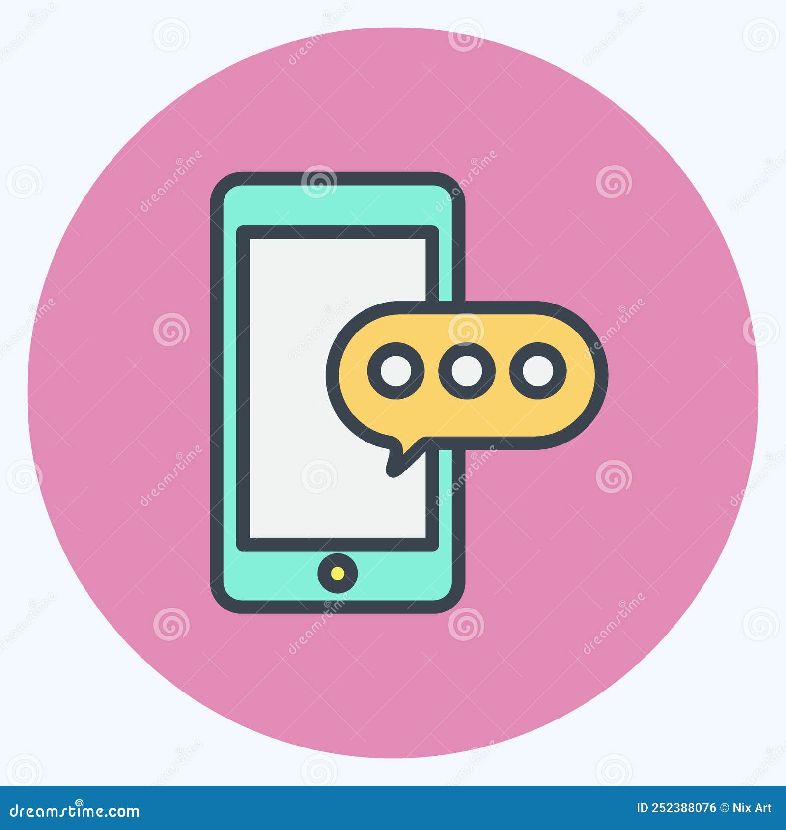 Icon Typing. Suitable for Education Symbol. Color Mate Style. Simple ...