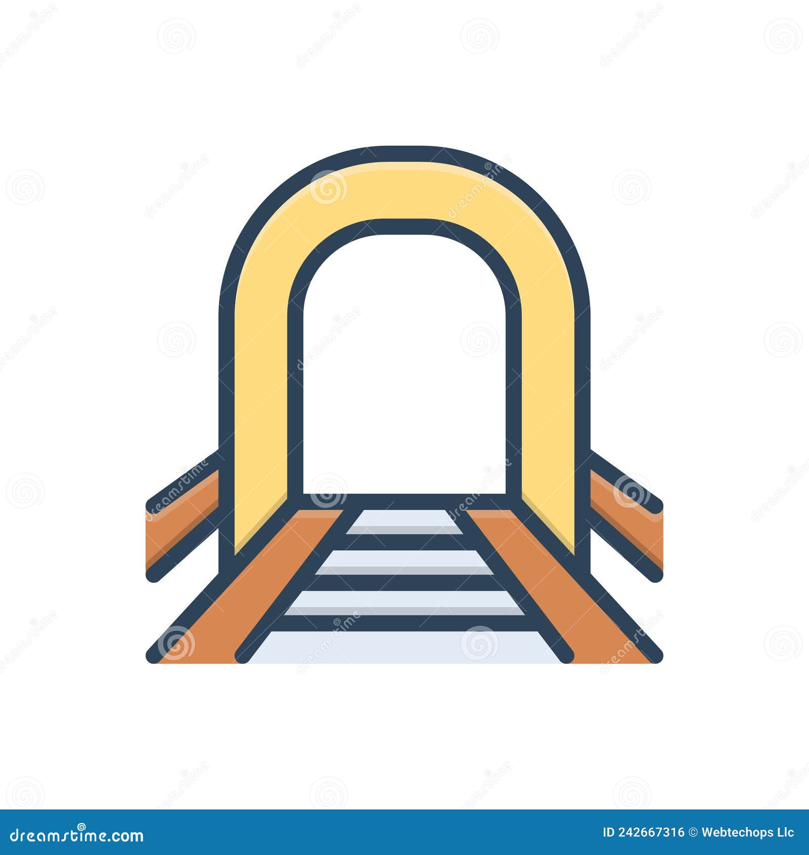 Color Illustration Icon for Underground, Road and Transport Stock ...