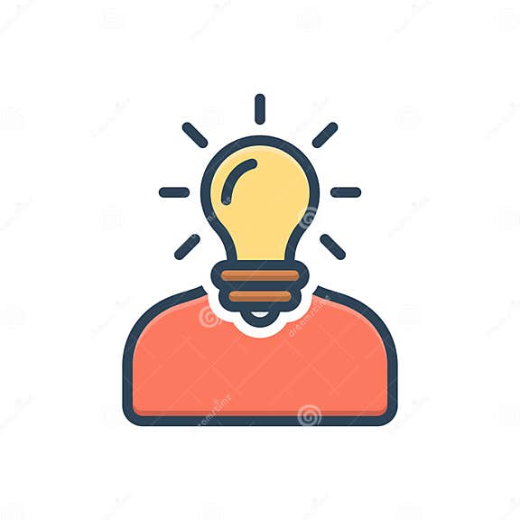 Color Illustration Icon for Understand, Deem and Comprehend Stock ...