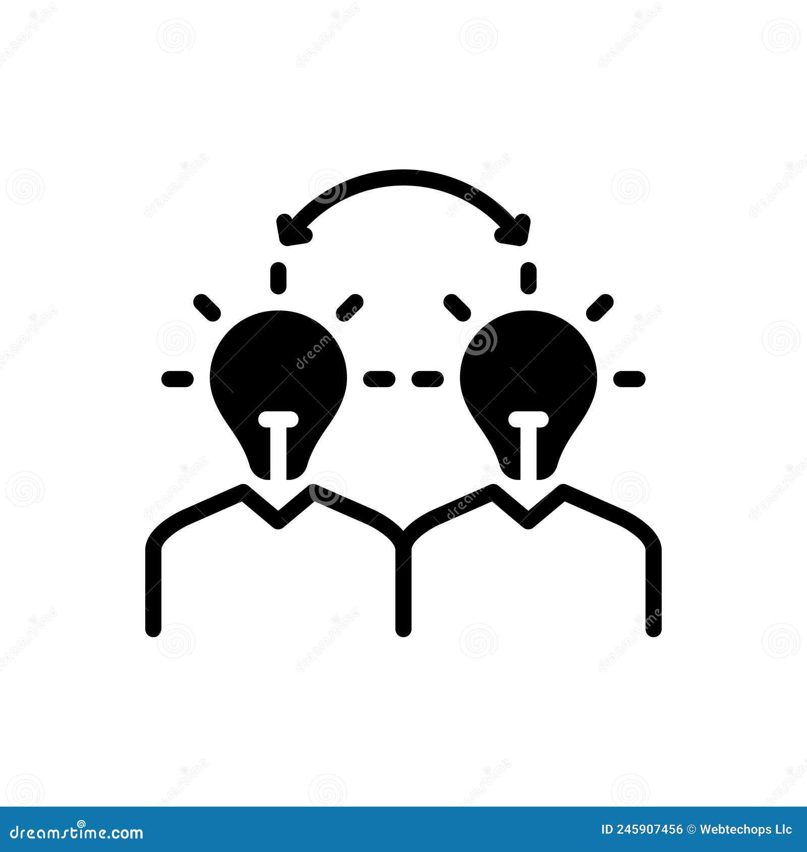 Black Solid Icon for Understanding, Comprehension and Empathetic Stock ...