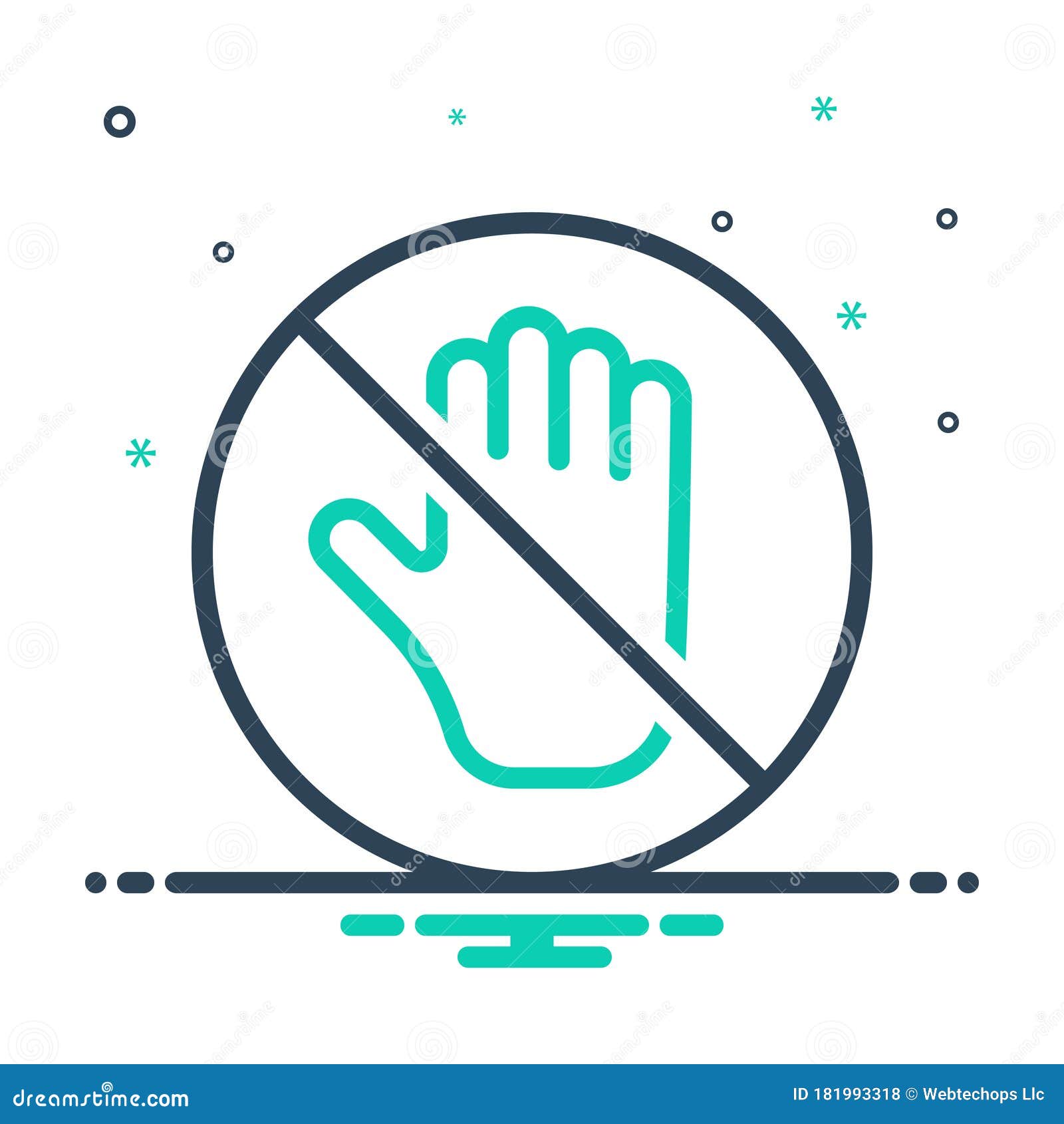 Danger Do Not Use Unless Guards Are In Position Symbol Sign, Vector ...