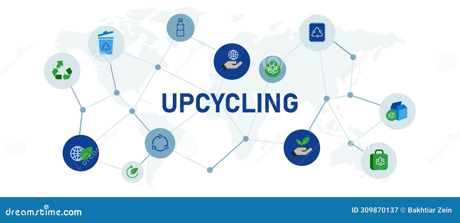 Icon Upcycling for Reuse Material Recycling Environment Ecology ...
