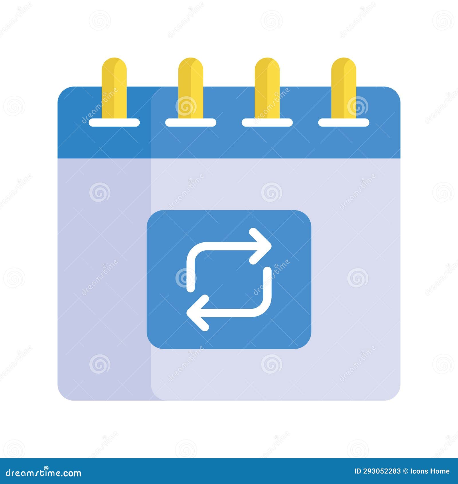 Icon of Update in Modern Style, Refresh Calendar Vector Design Stock ...
