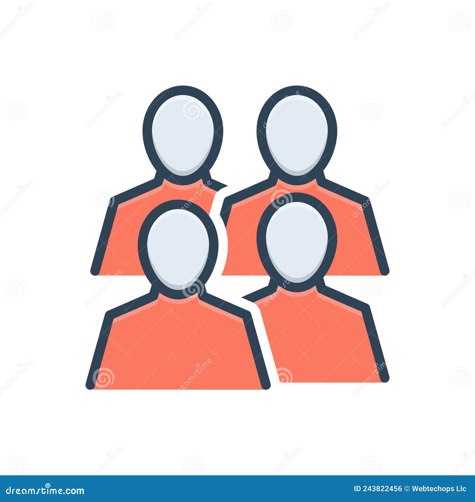 Color Illustration Icon for we, Ourselves and Ourself Stock ...