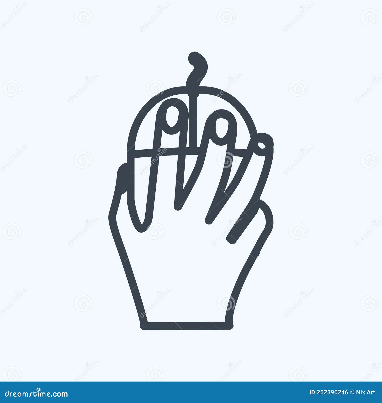 Icon Using Mouse Suitable For Hand Actions Symbol Line Style Simple Design Design Template