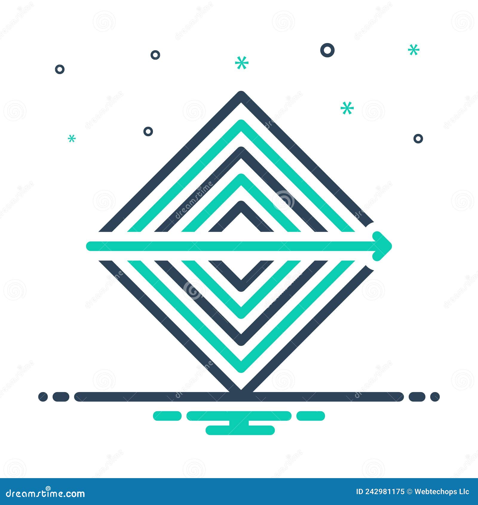 Mix Icon for Usually, Ordinarily and Normally Stock Vector ...