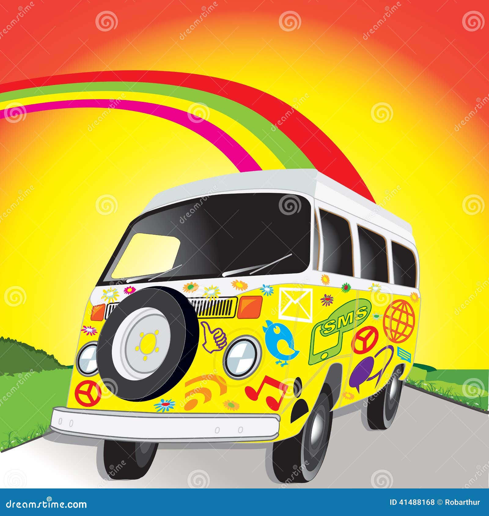 Icon Van stock vector. Illustration of icon, beautiful - 41488168