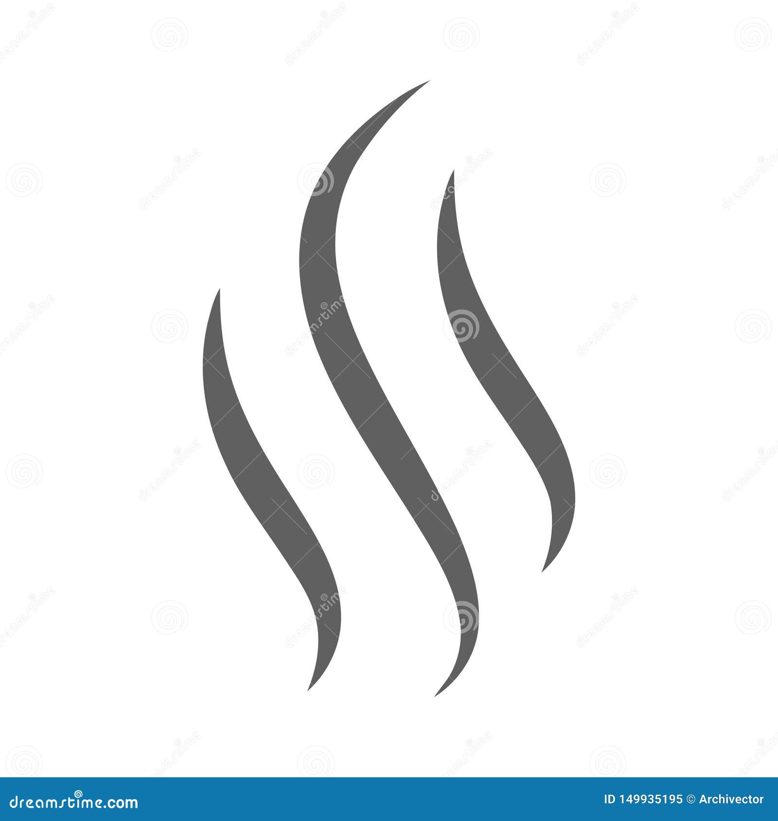 Vapour Or Aroma Icon Cartoon Vector | CartoonDealer.com #150625763