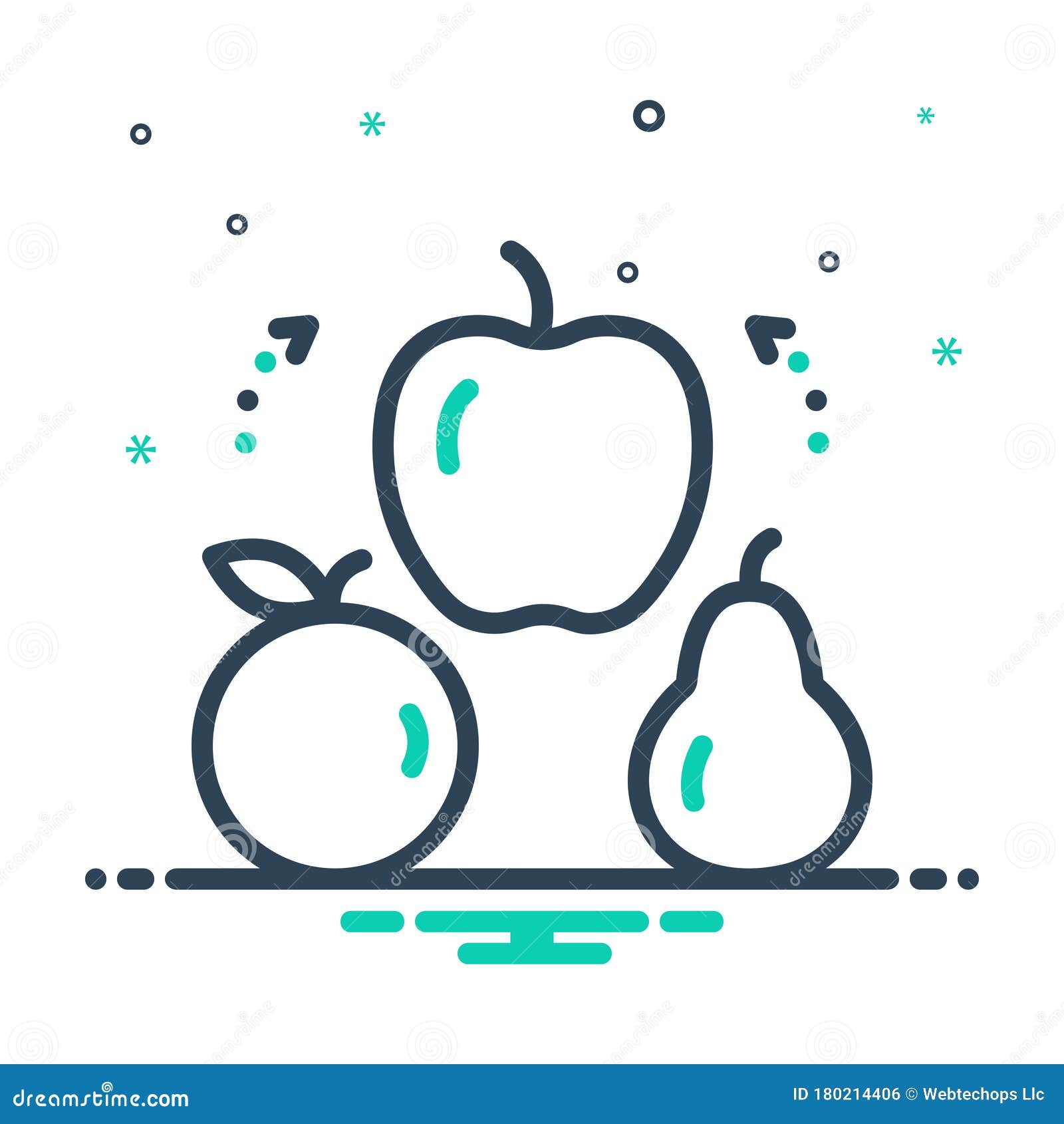 Mix Icon for Variety, Different and Kind Stock Vector - Illustration of ...