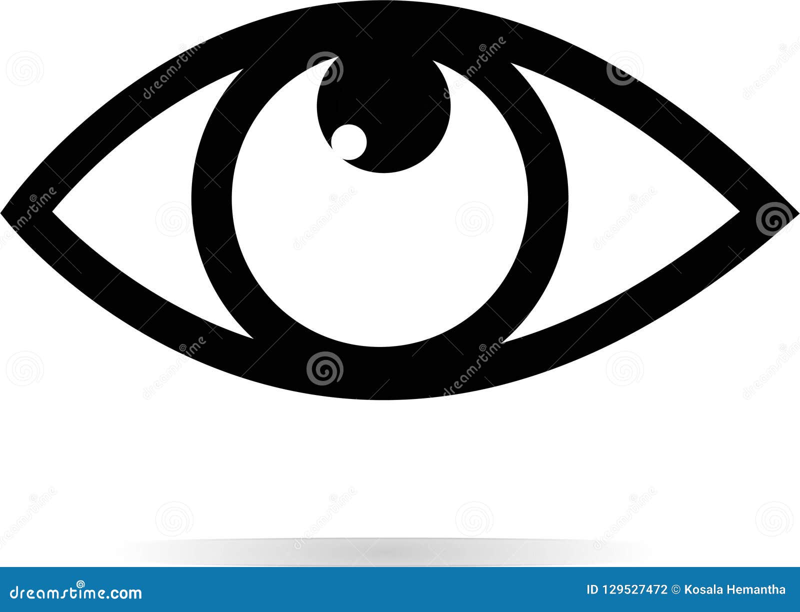 ICON , VECTOR , ILLUSTRATOR , EYE Stock Illustration - Illustration of ...