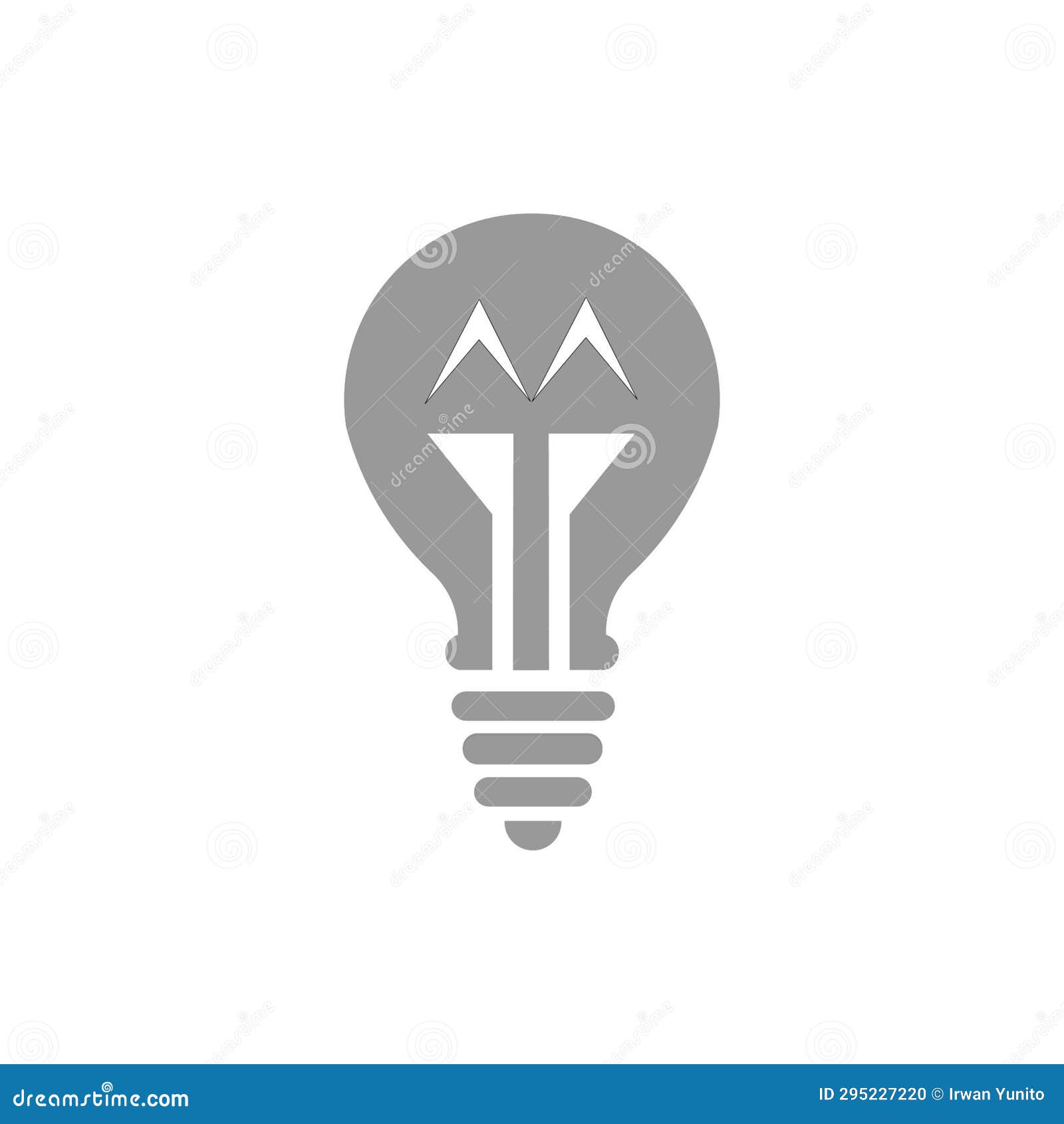 Icon Vector Light Bulb Template Design Trendy Stock Illustration ...