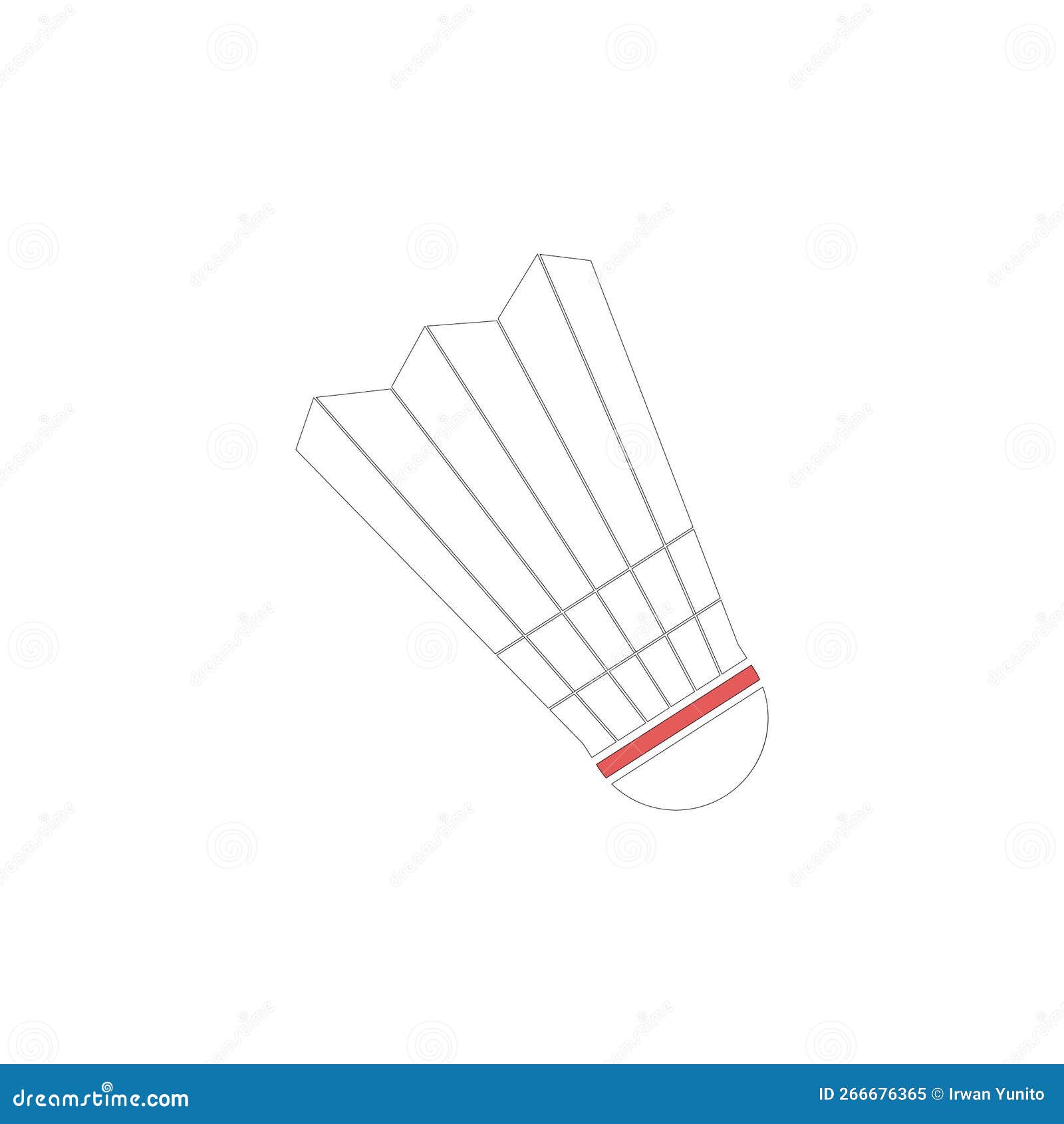 Icon Vector Shuttlecock Template Design Stock Illustration ...