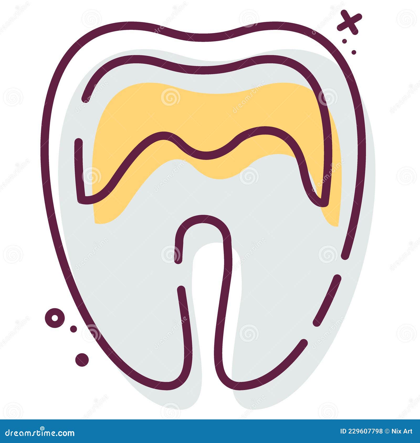 Icon Vector of Tartar - MBE Style Stock Vector - Illustration of plate ...