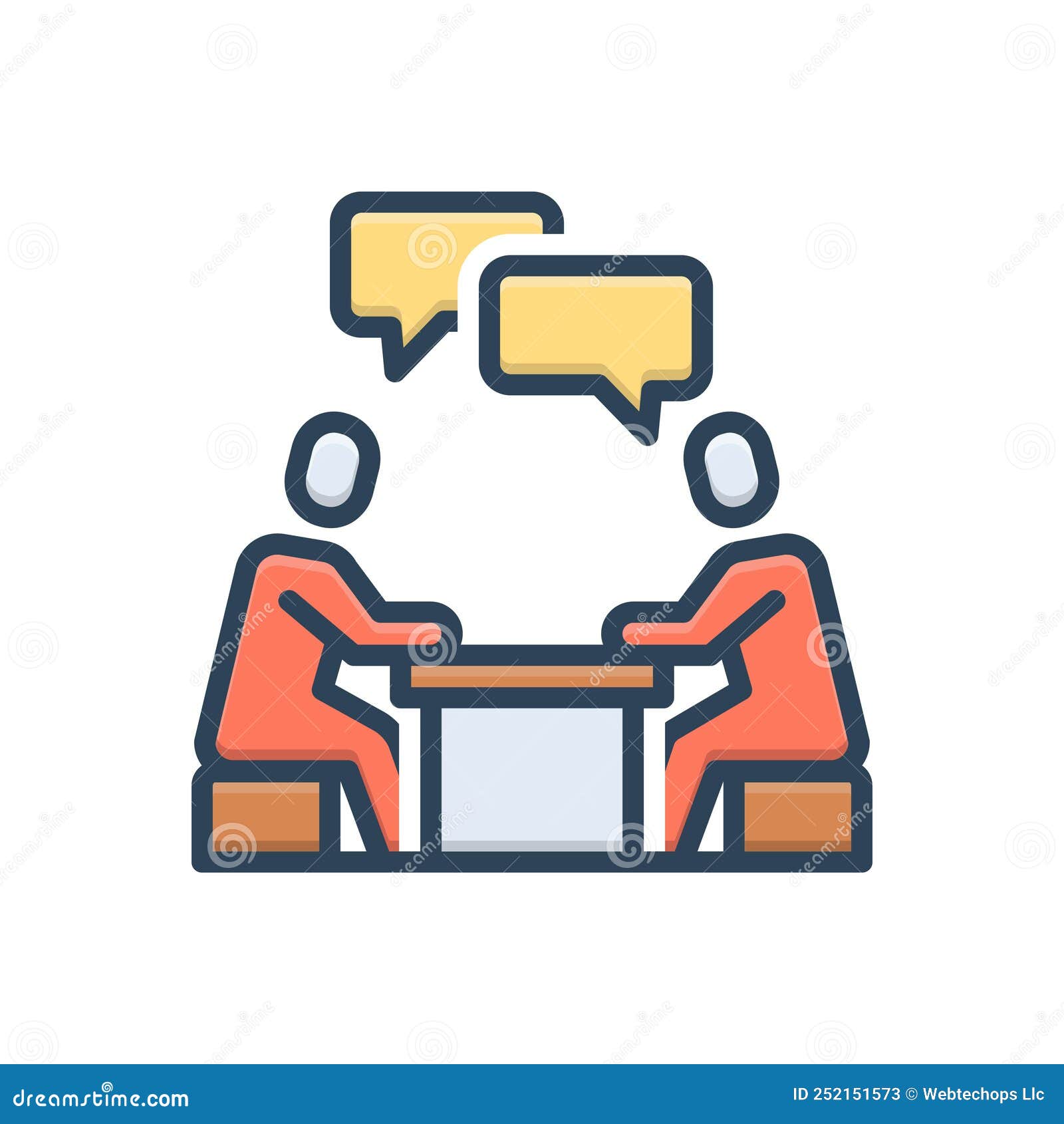 Color Illustration Icon for Verbal, Oral and Spoken Stock Vector ...