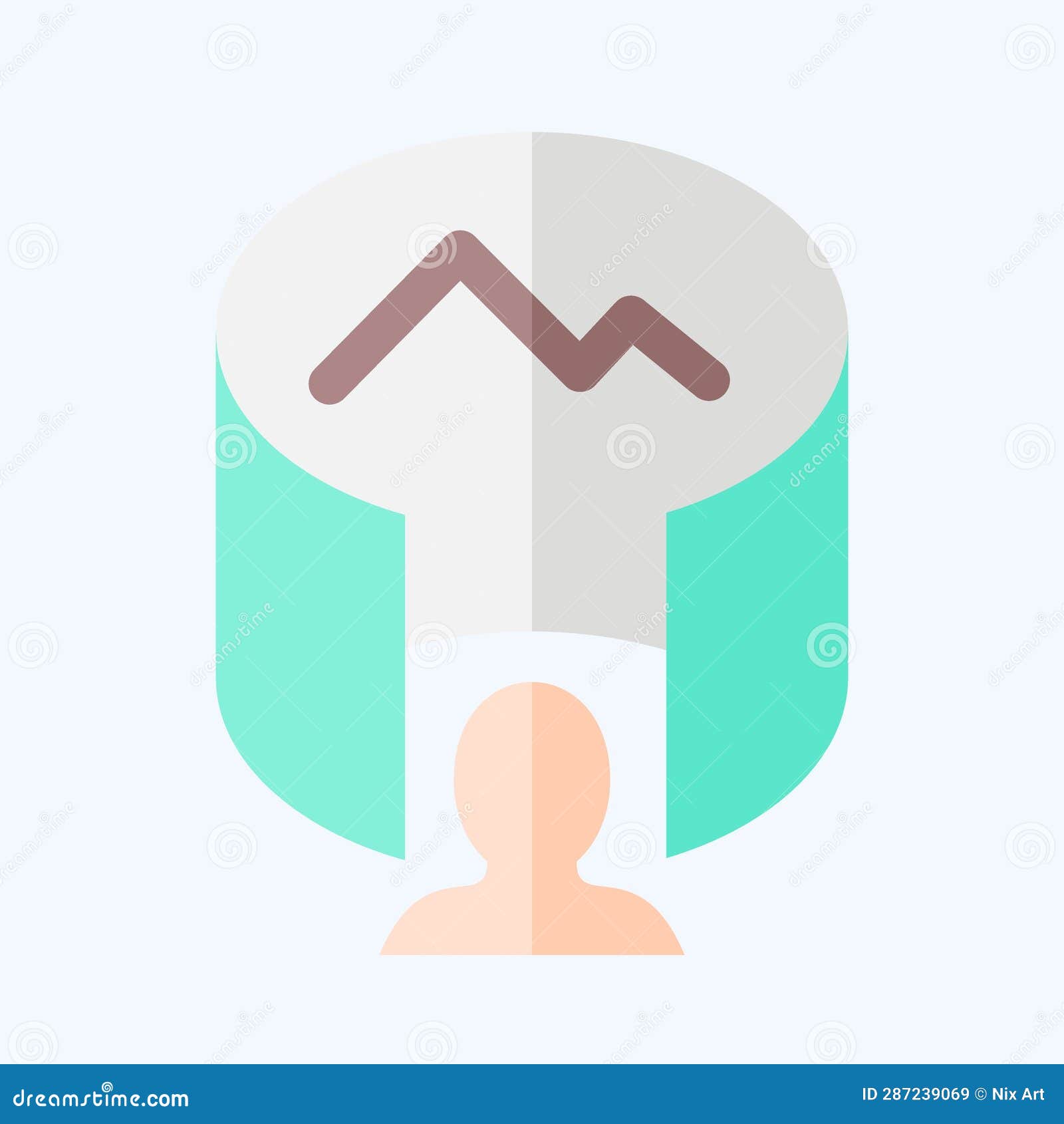 Icon Virtual Tour. Related To 3D Visualization Symbol. Flat Style ...