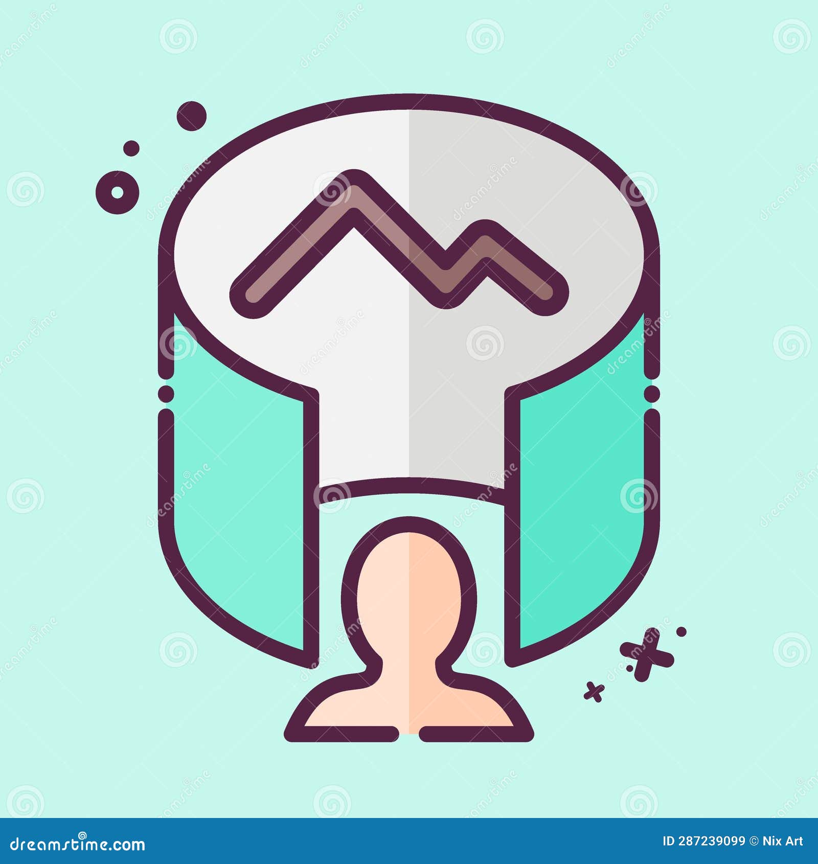 Icon Virtual Tour. Related To 3D Visualization Symbol. MBE Style ...