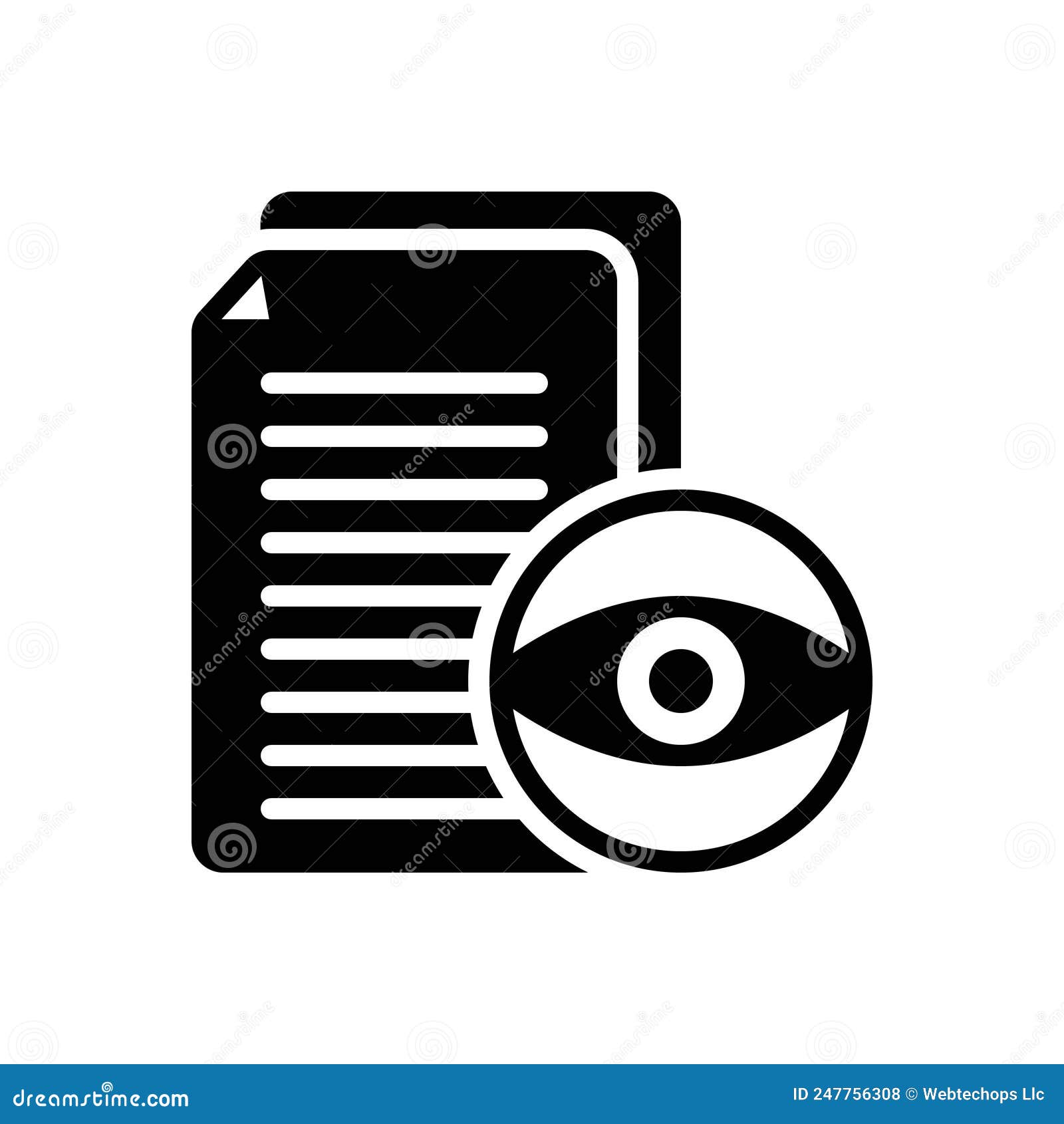 Black Solid Icon for Visible, Manifest and Evident Stock Vector ...