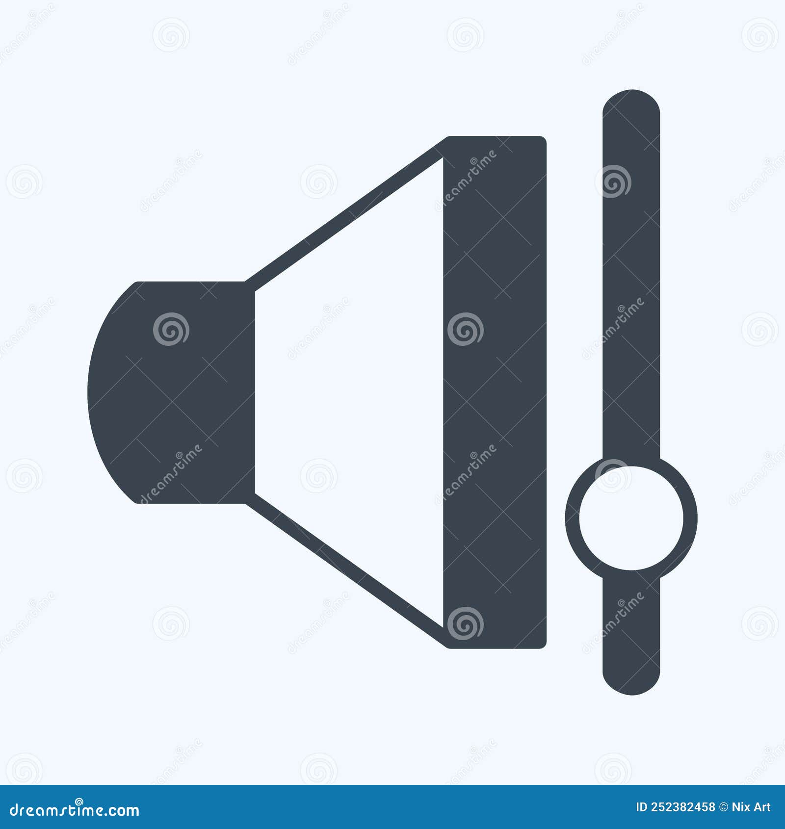 Icon Volume Control. Suitable for Web Interface Symbol. Glyph Style ...