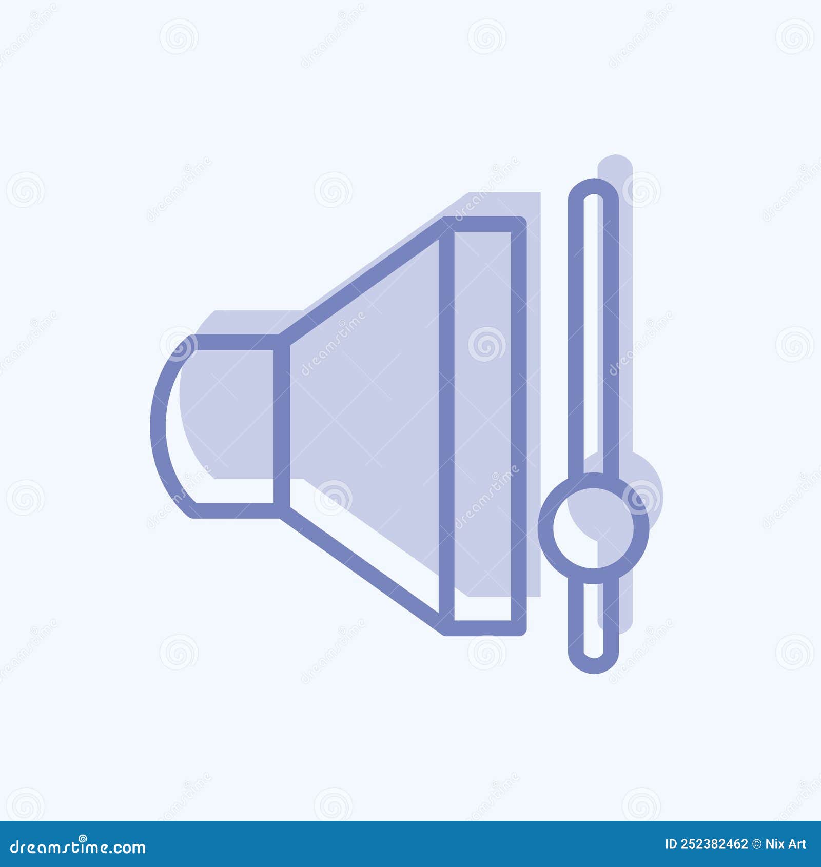 Icon Volume Control. Suitable for Web Interface Symbol. Two Tone Style ...