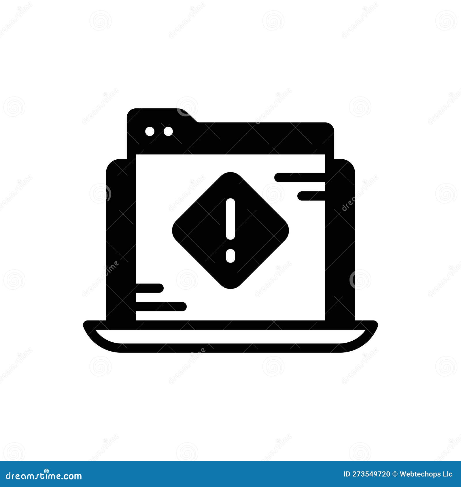Black Solid Icon for Vulnerable, Accessible and Unsafe Stock Vector ...
