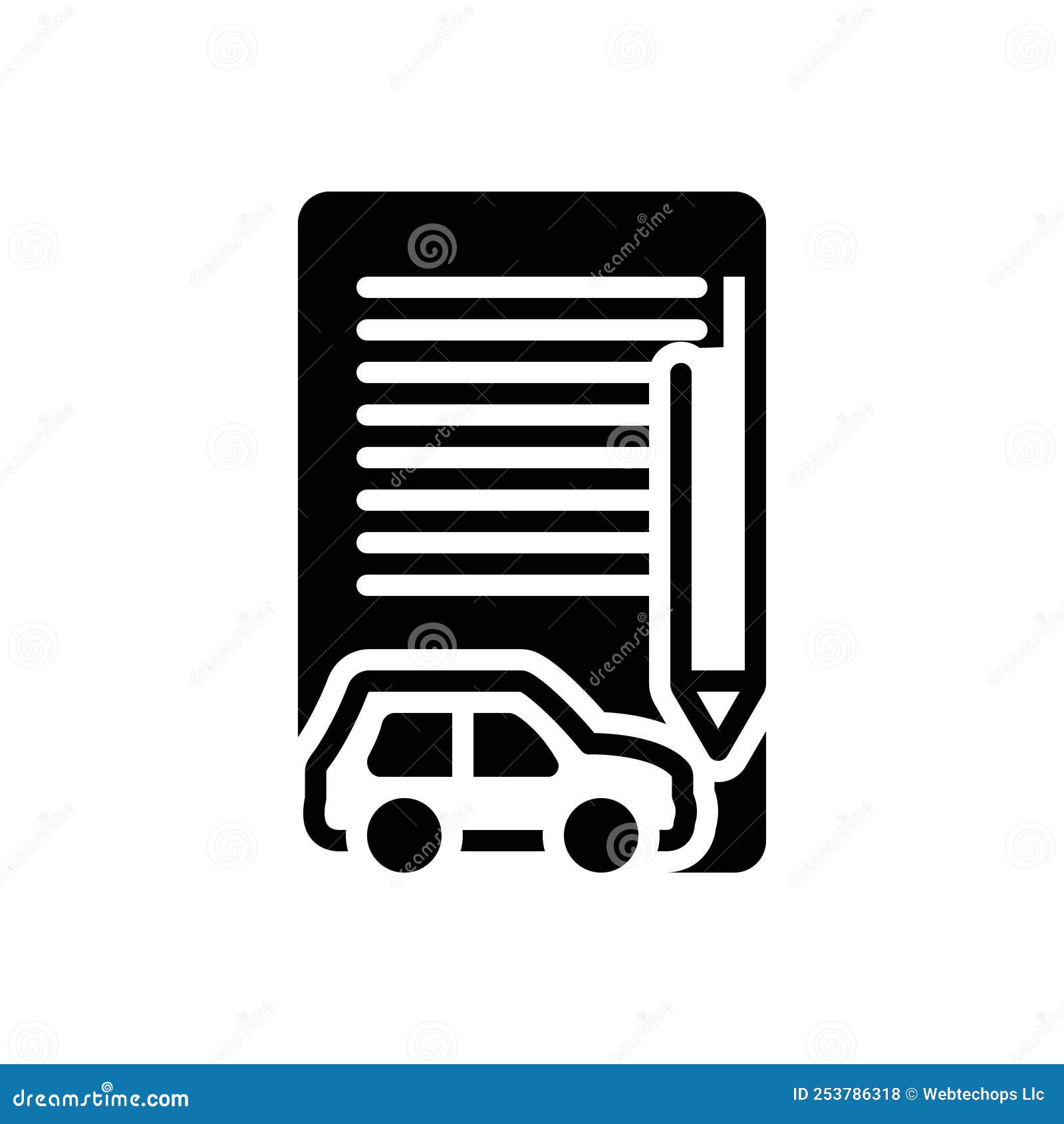 Black Solid Icon for Waiver, Sacrifice and Renunciation Stock ...